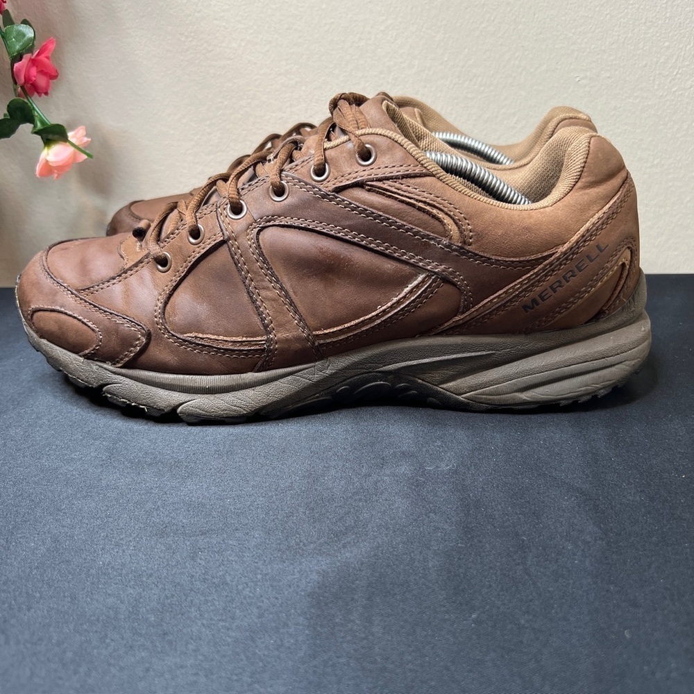 Merrell Meridian Dark Earth Leather Trail Hiking Spor… - Gem